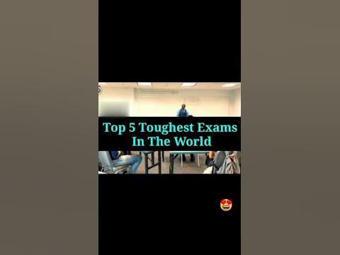 Top 5 Toughest Exam In The World|World's Toughest Exam List#shorts#toughest#exam - YouTube