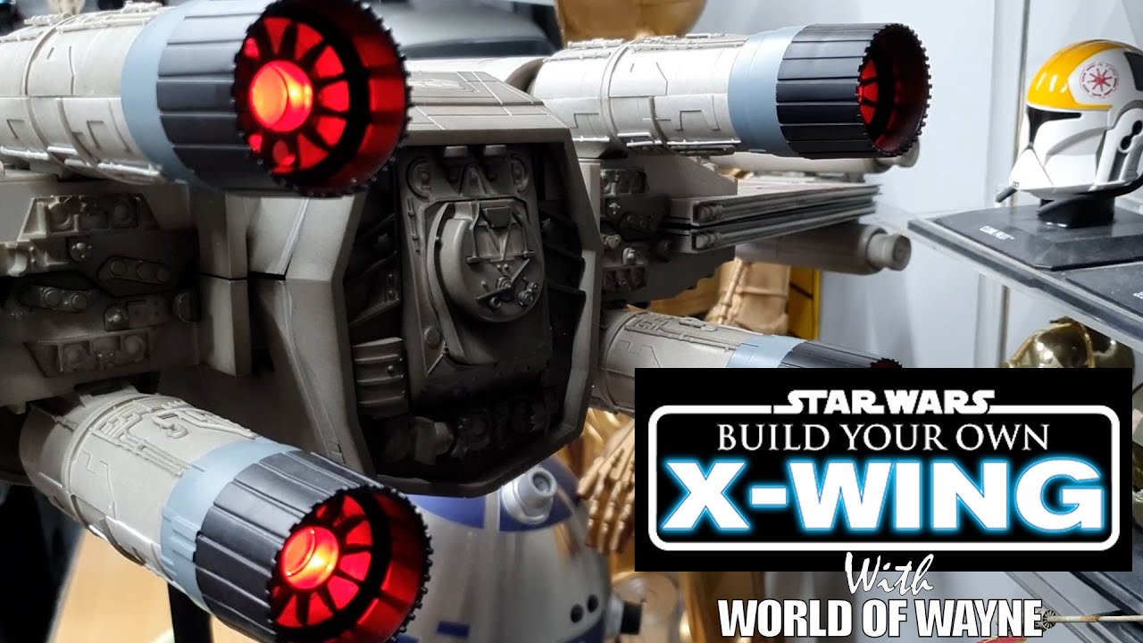 Build the X-Wing - The Final Completed Model Montage - YouTube