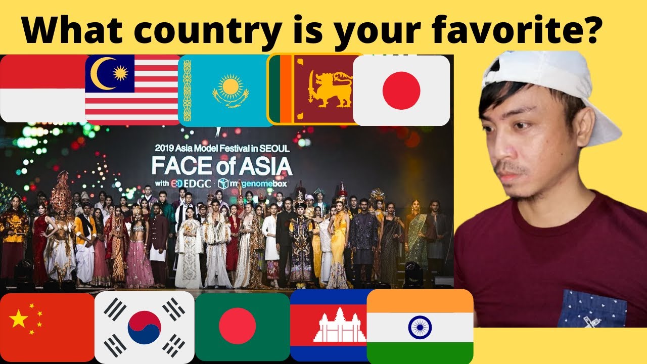 23 Asian Countries Traditional Clothing Fashion Show Reaction - YouTube