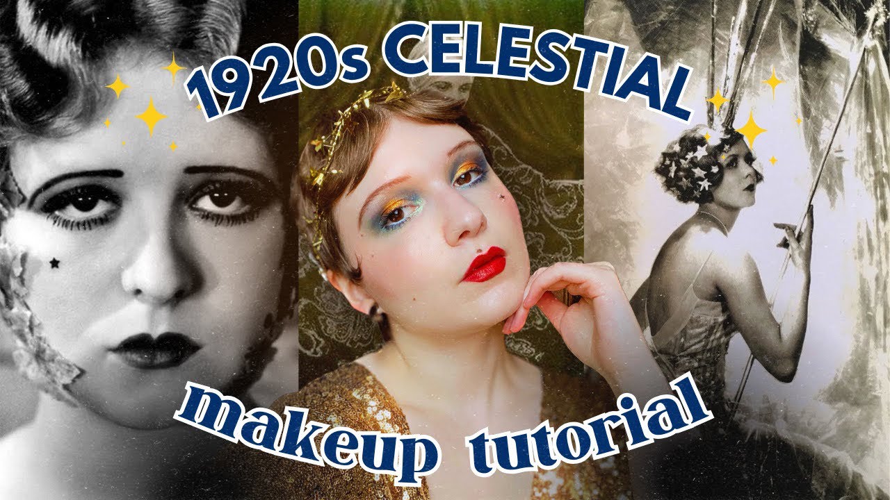 1920s Celestial Makeup Tutorial 💫 - YouTube