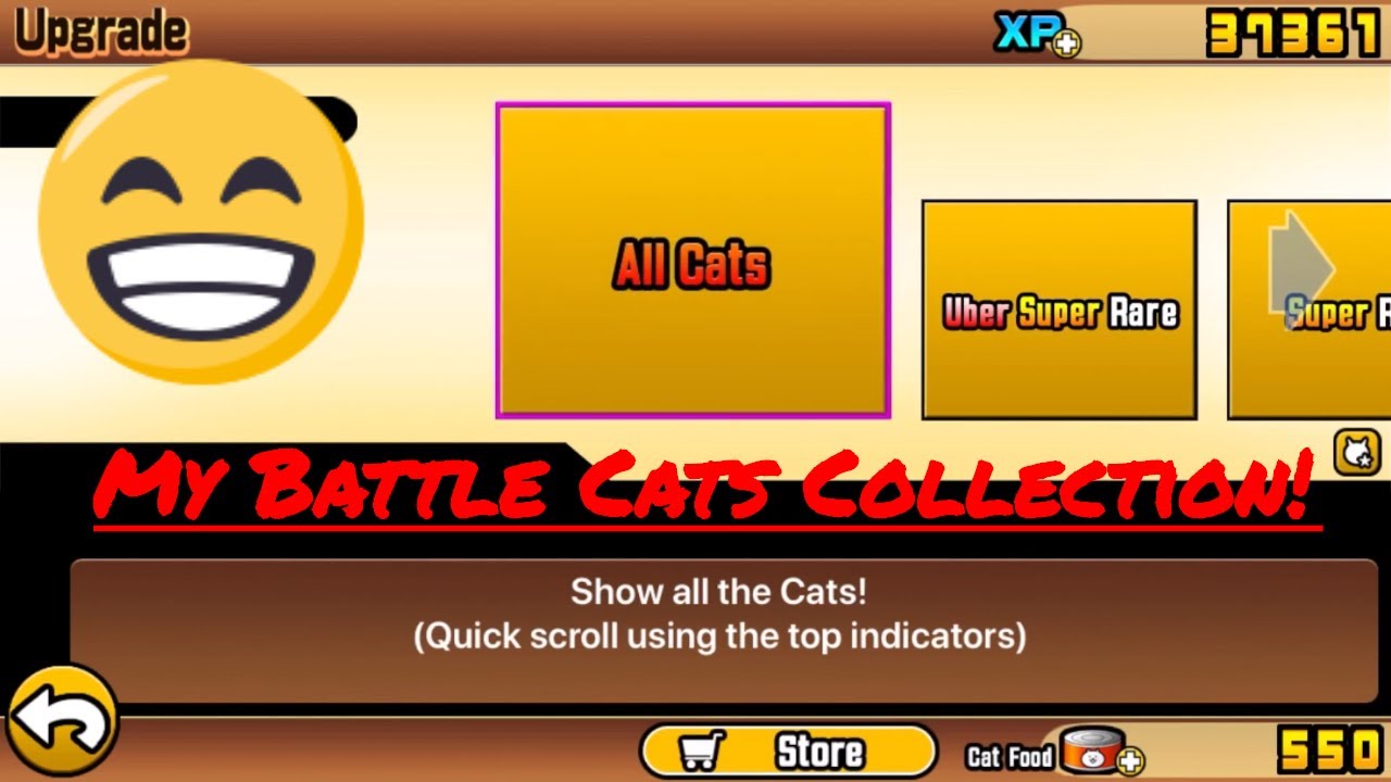 My Battle Cats Collection! - YouTube