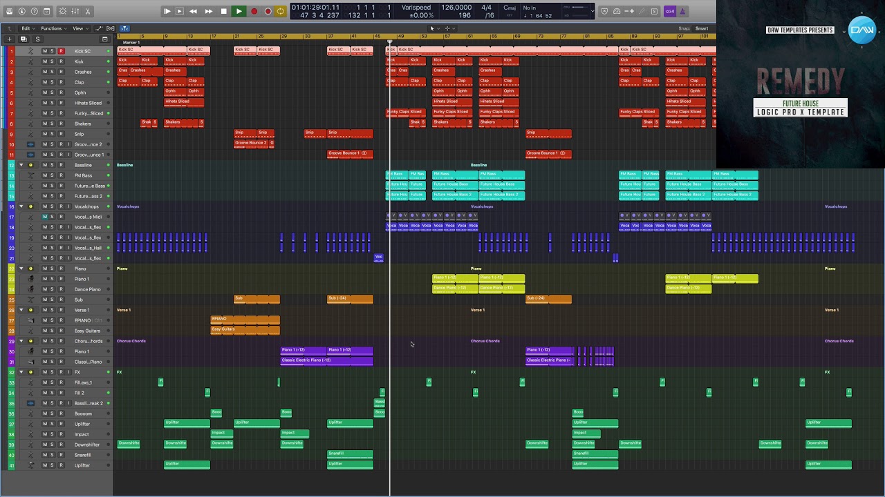 Remedy Logic Pro X Template - YouTube