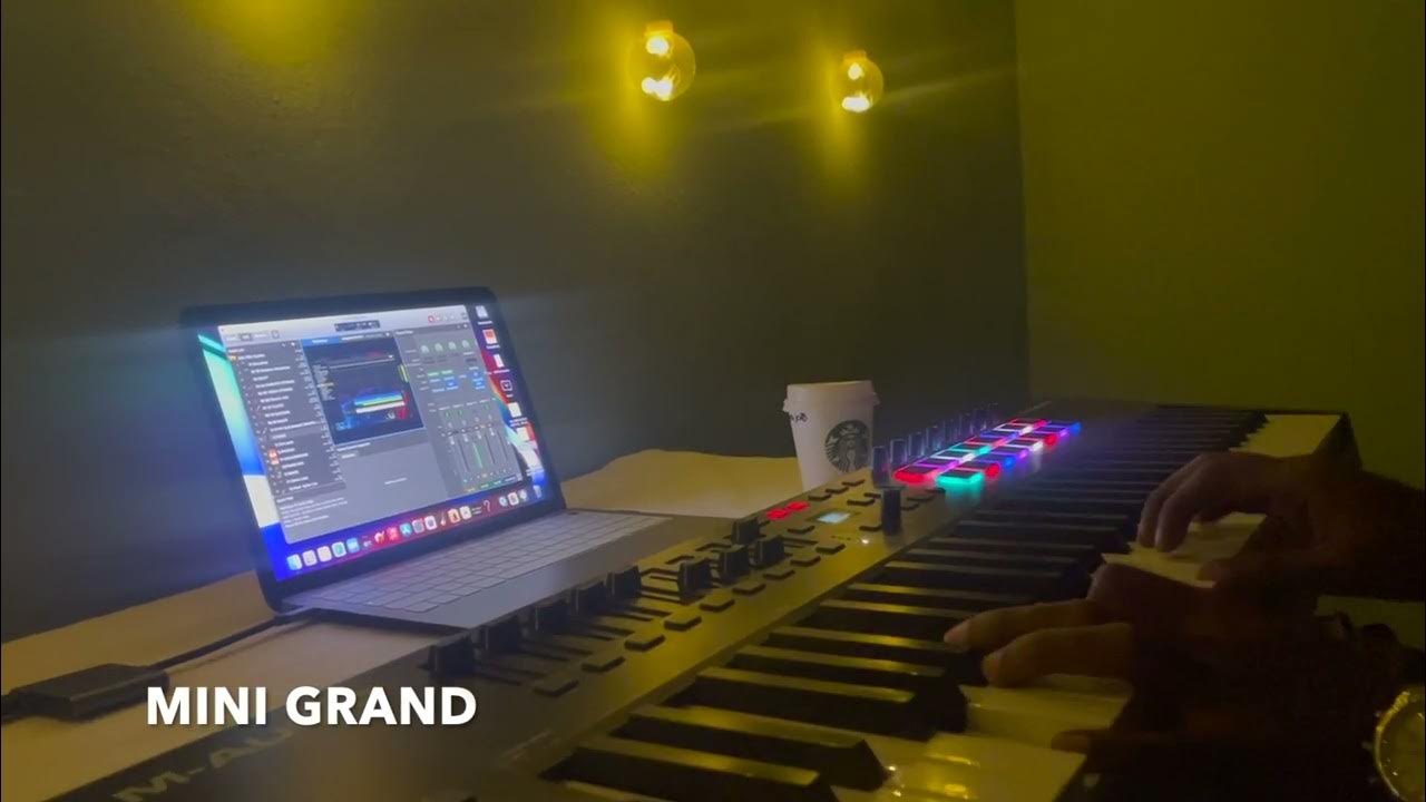 MINI GRAND VST | AIR MUSIC TECH| M- AUDIO| OXYGEN PRO 61| MAINSTAGE 3 - YouTube