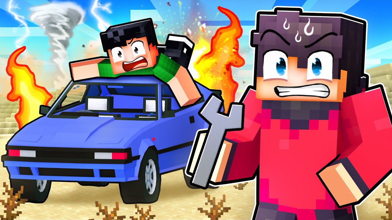 Surviving a DUSTY TRIP in Minecraft! - YouTube