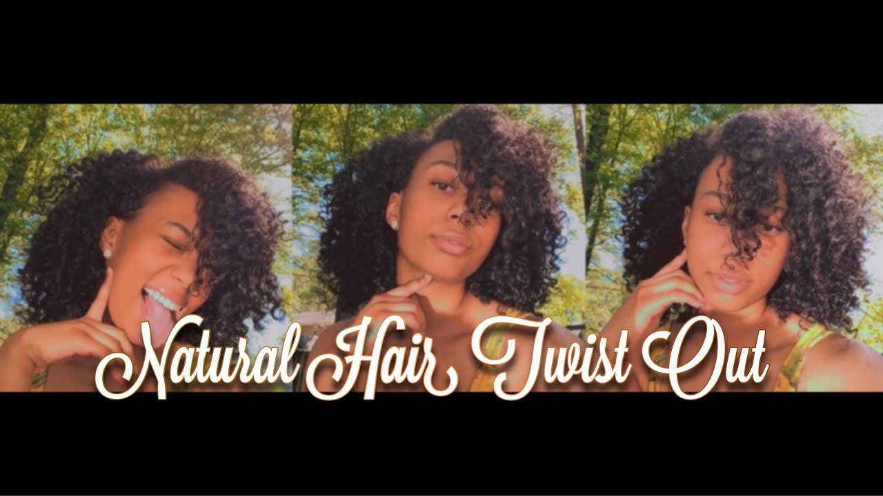 Natural Hair Twist Out | 3c/4a Type Hair - YouTube