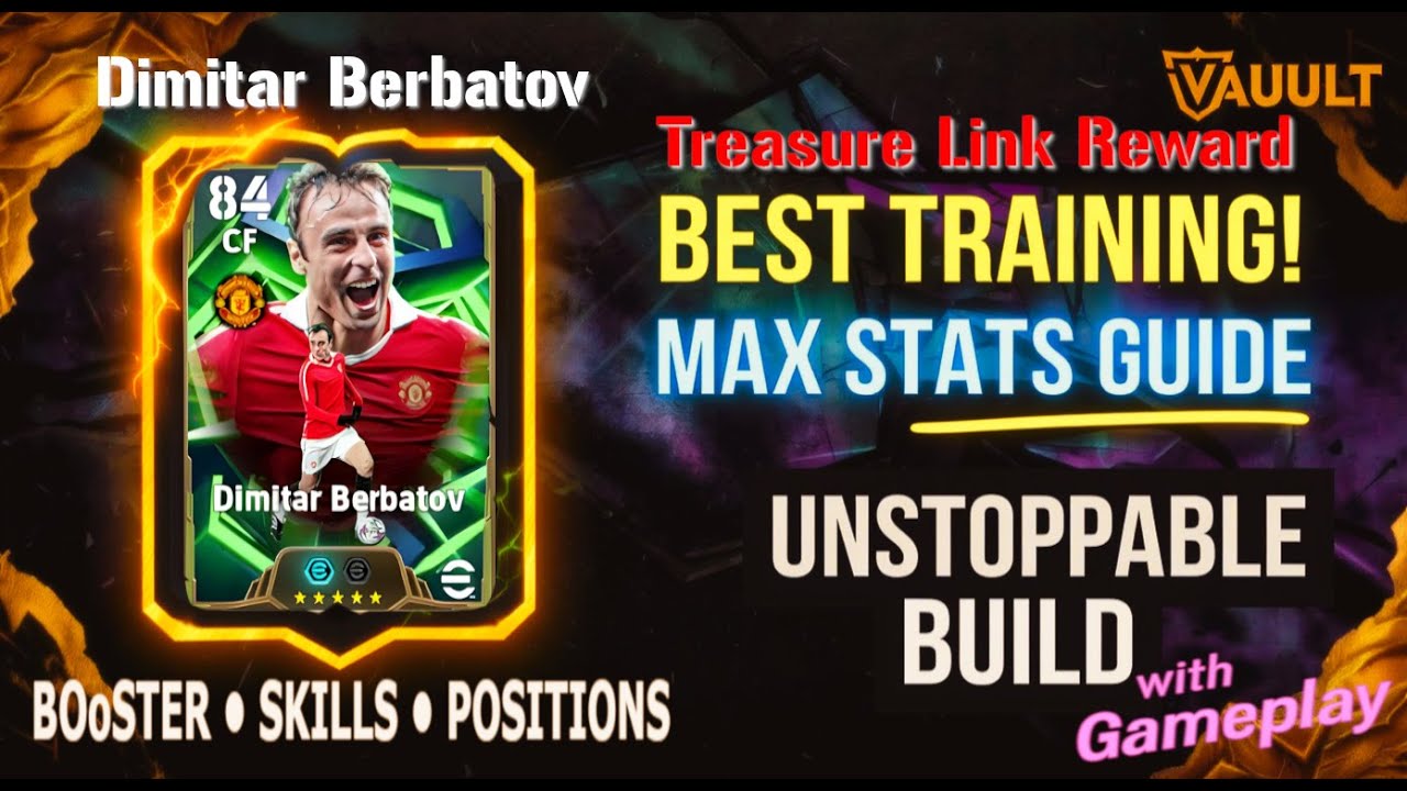 Dimitar Berbatov Training Guide Treasure Link Reward CF Deep Lying ...