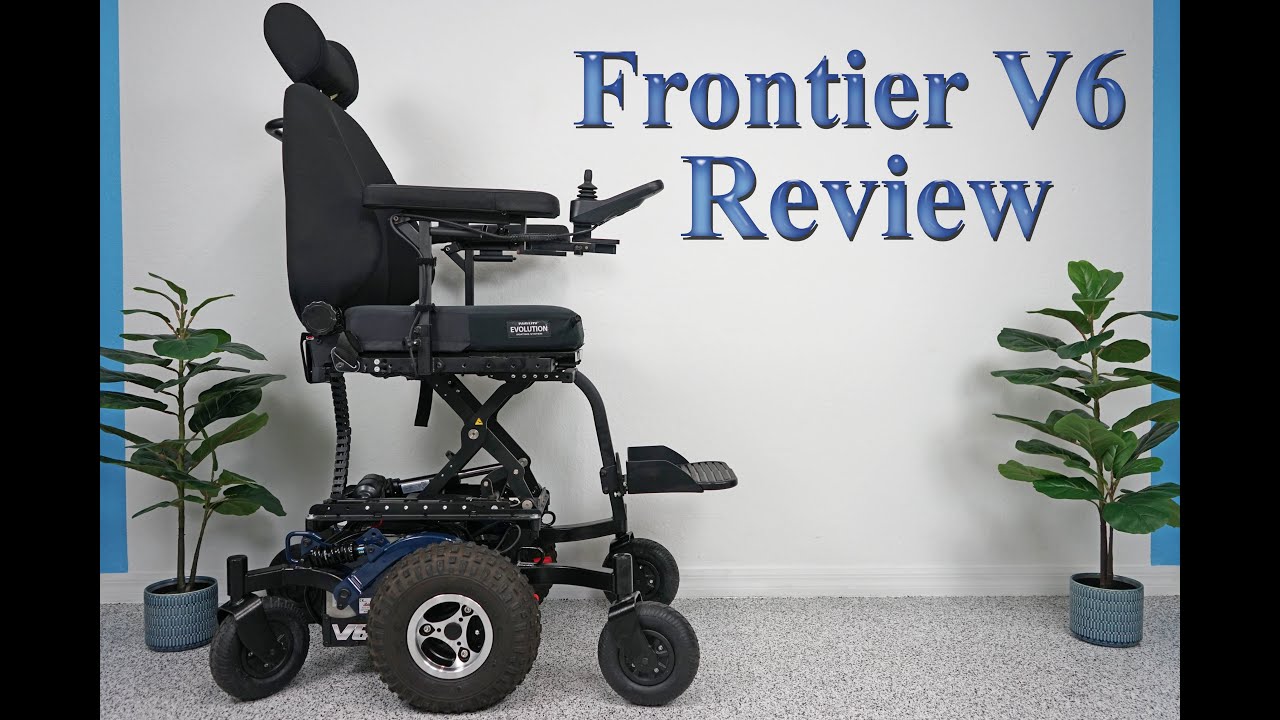 V6 Frontier Off Road Power Chair by Magic Mobility #3558 - YouTube