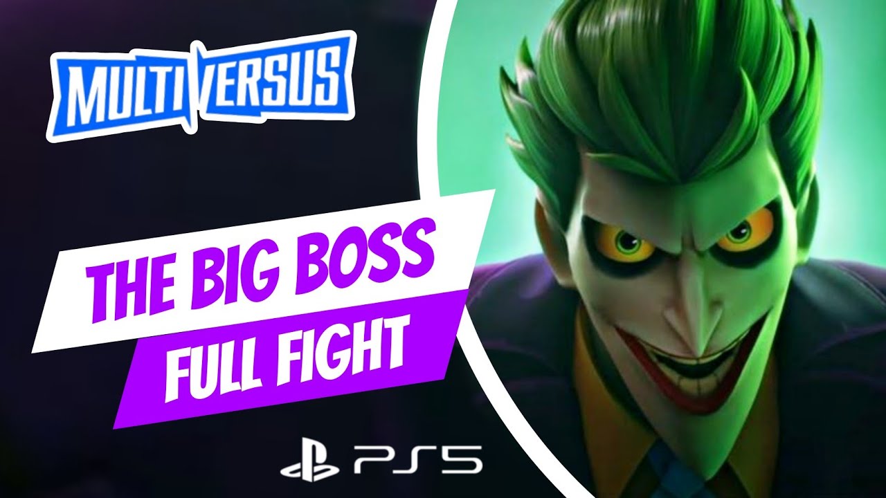 MultiVersus: Multiversal Mayhem Final Boss The Joker Full Fight - YouTube