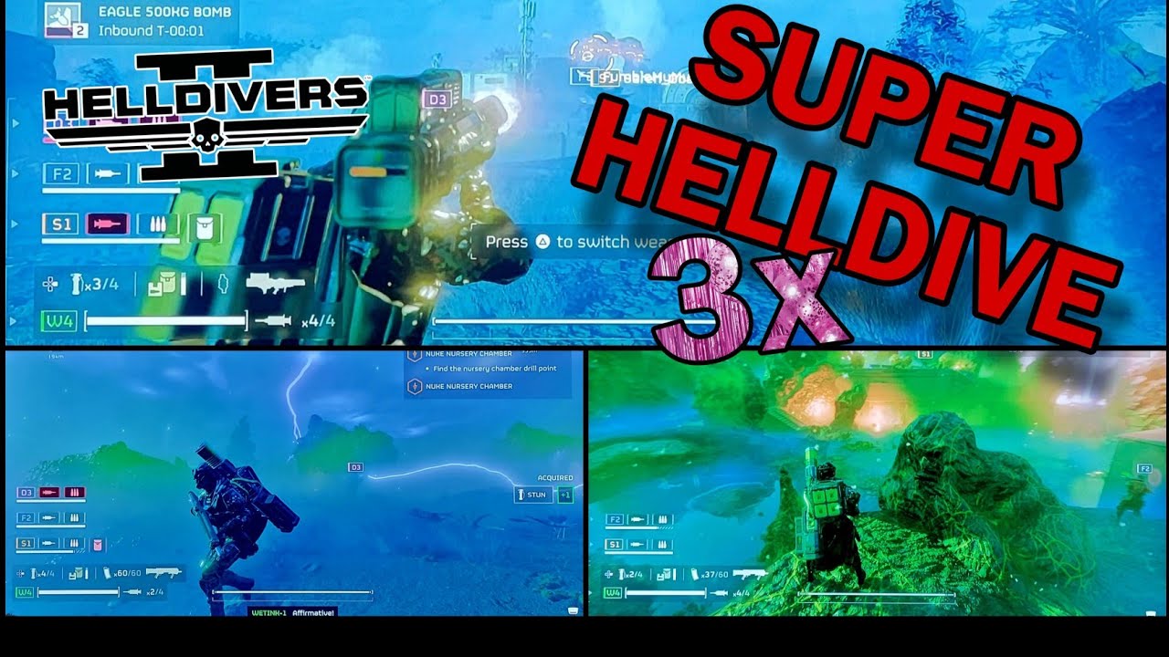 HELLDIVERS 2 SUPER HELLDIVE 3X - YouTube