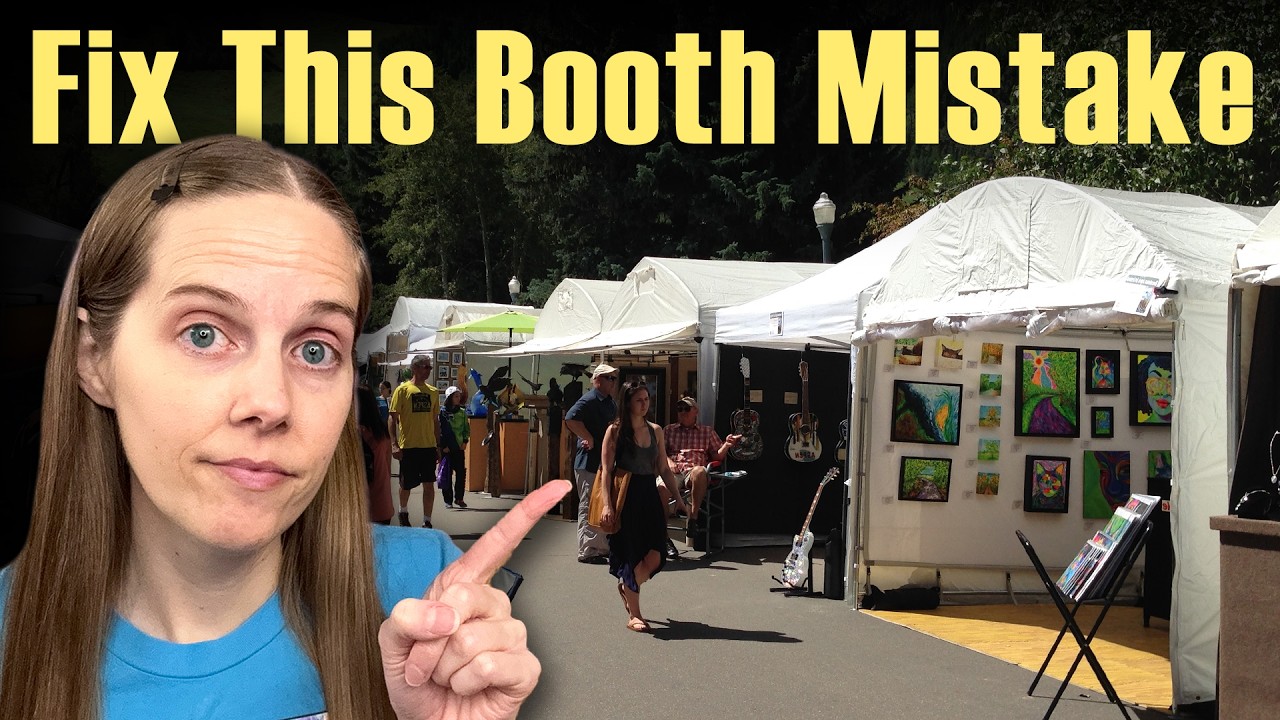 Why Shoppers Walk Past Your Art Booth + How to Fix It - YouTube