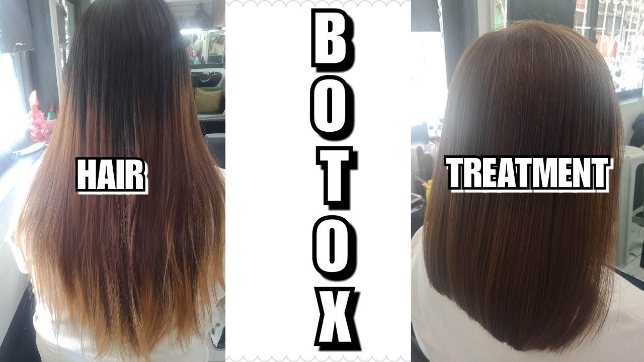 HAIR BOTOX BEFORE AND AFTER TREATMENT | #MHYKEE - YouTube