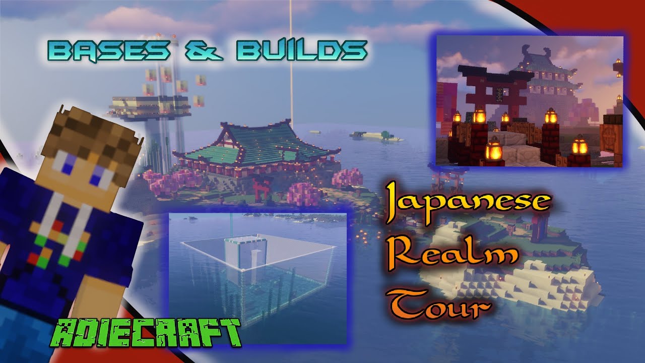 Epic Japanese Base - Minecraft Japanese Style Build - Japanese Island ...
