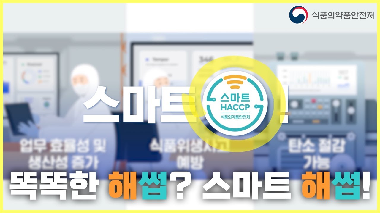 [#스마트HACCP] 똑똑한 해썹? 스마트 해썹! - YouTube