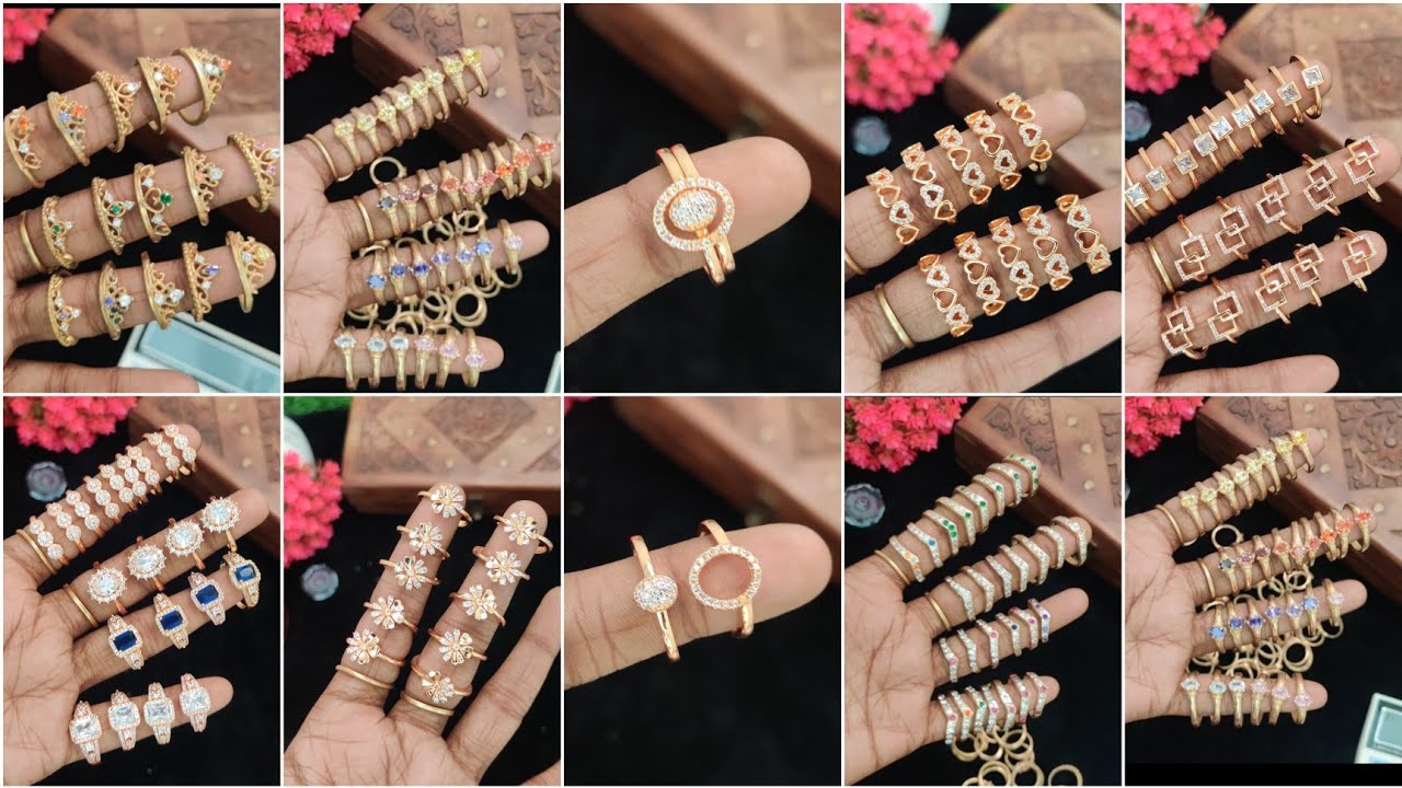 Impon Rosegold Rings Collection with price 7010071148 WhatsApp for Book ...