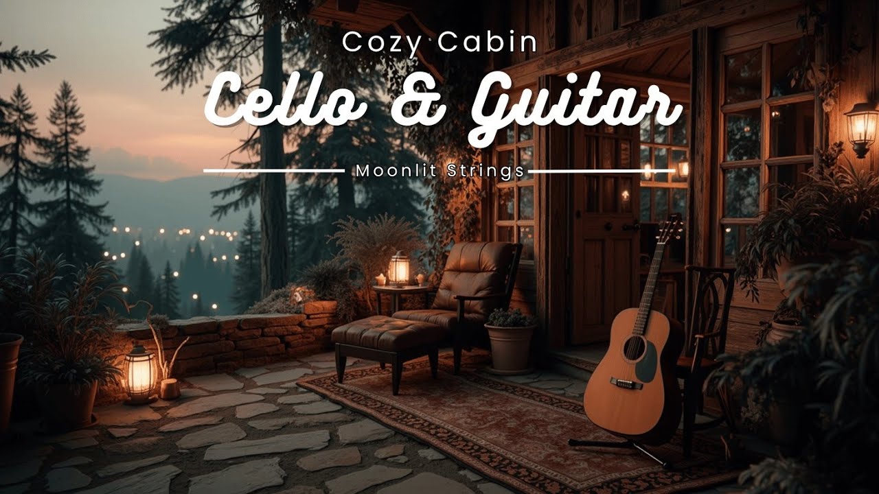 Cozy Cabin Melodies | Acoustic Guitar & Cello Instrumental for ...
