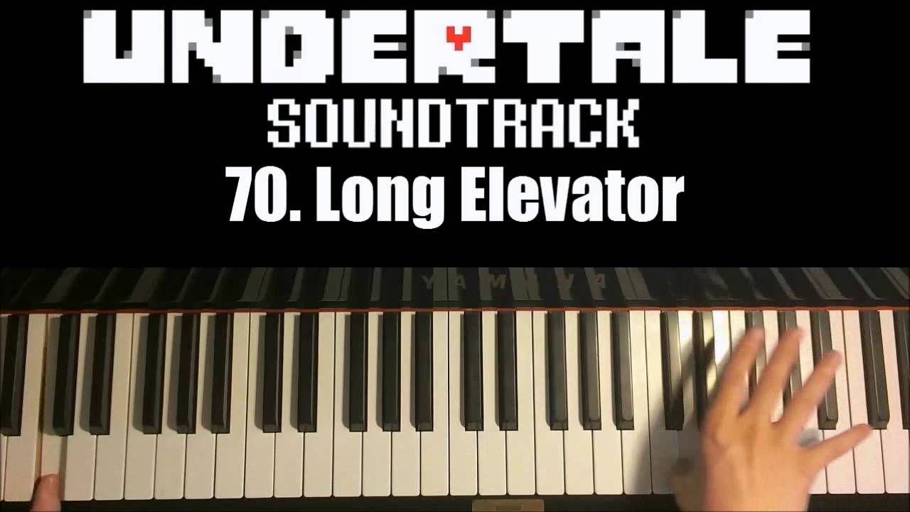 Undertale OST - 70. Long Elevator (Piano Cover & Tutorial) - YouTube
