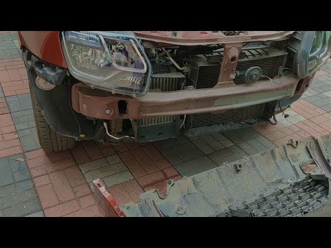 Renault Duster HID Fog Lights Installation - Part 1 : Front Bumper Removal