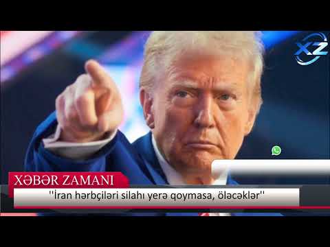 Tramp iranla müharibə nə vaxt bitəcəyini AÇIQLADI