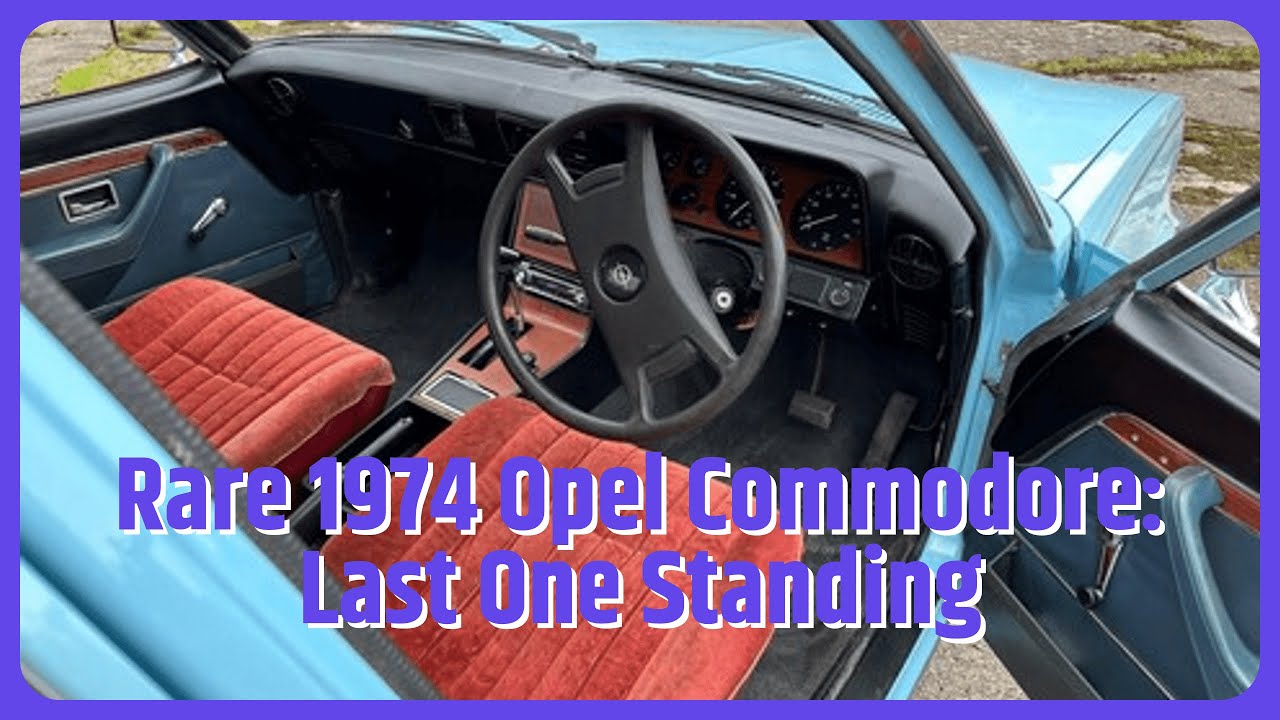 UK’s rarest cars: 1974 Opel Commodore B 2.8 GS Automatic, the only one ...