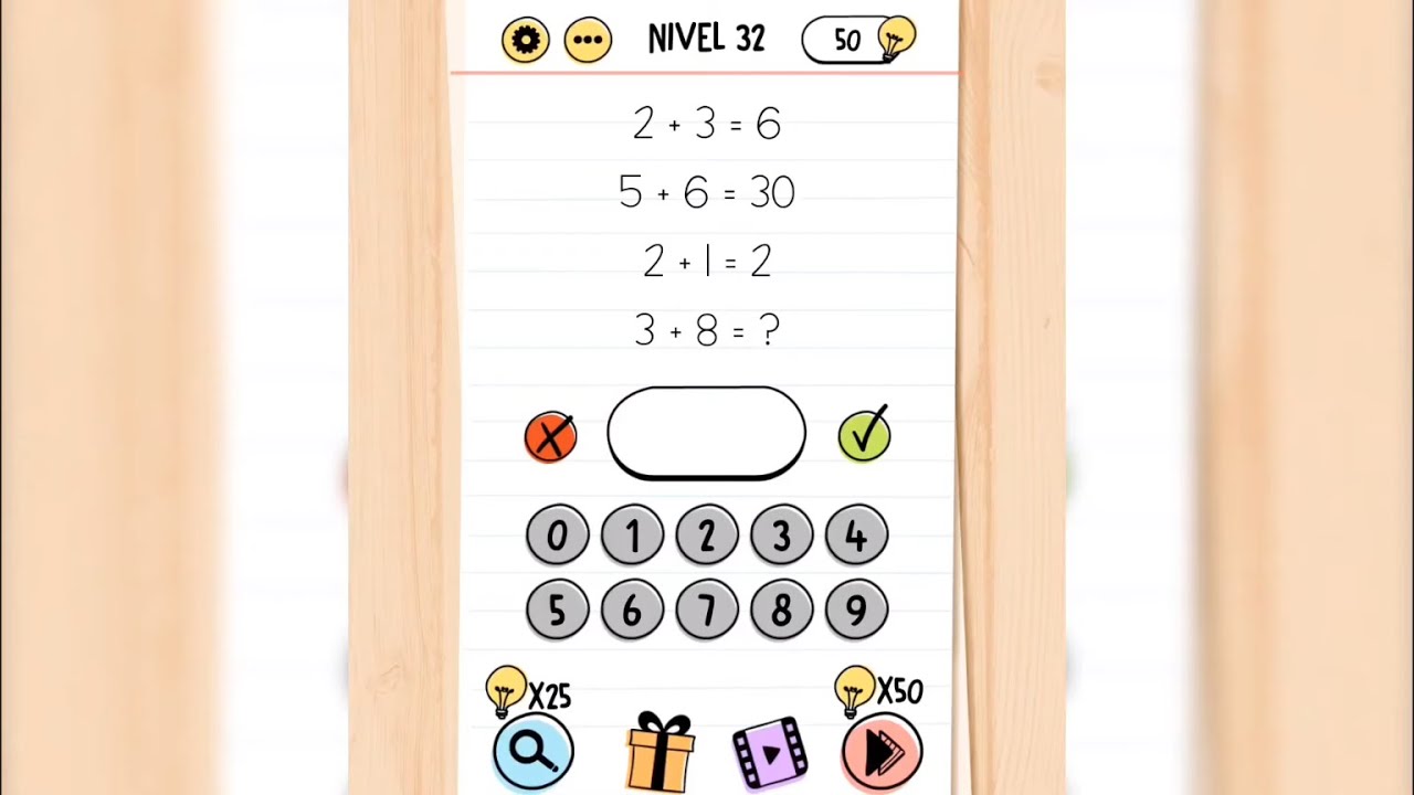 Brain Test | Nivel 32 - (3+8=?) Ecuaciones - YouTube