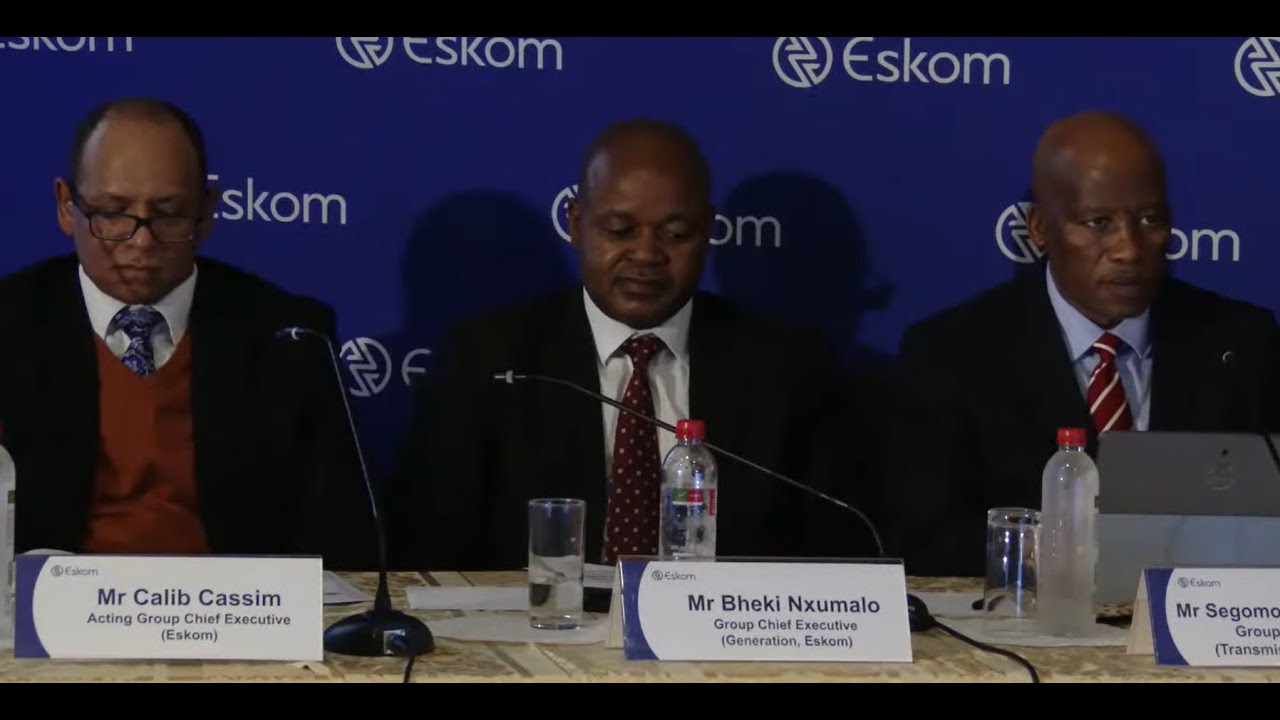 Eskom Media Briefing on Loadshedding and Grid Collapse. - YouTube