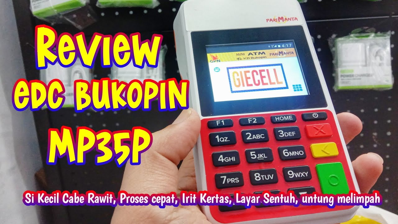 Review Mesin EDC Bukopin MP35P Parimanta Layar Sentuh - YouTube