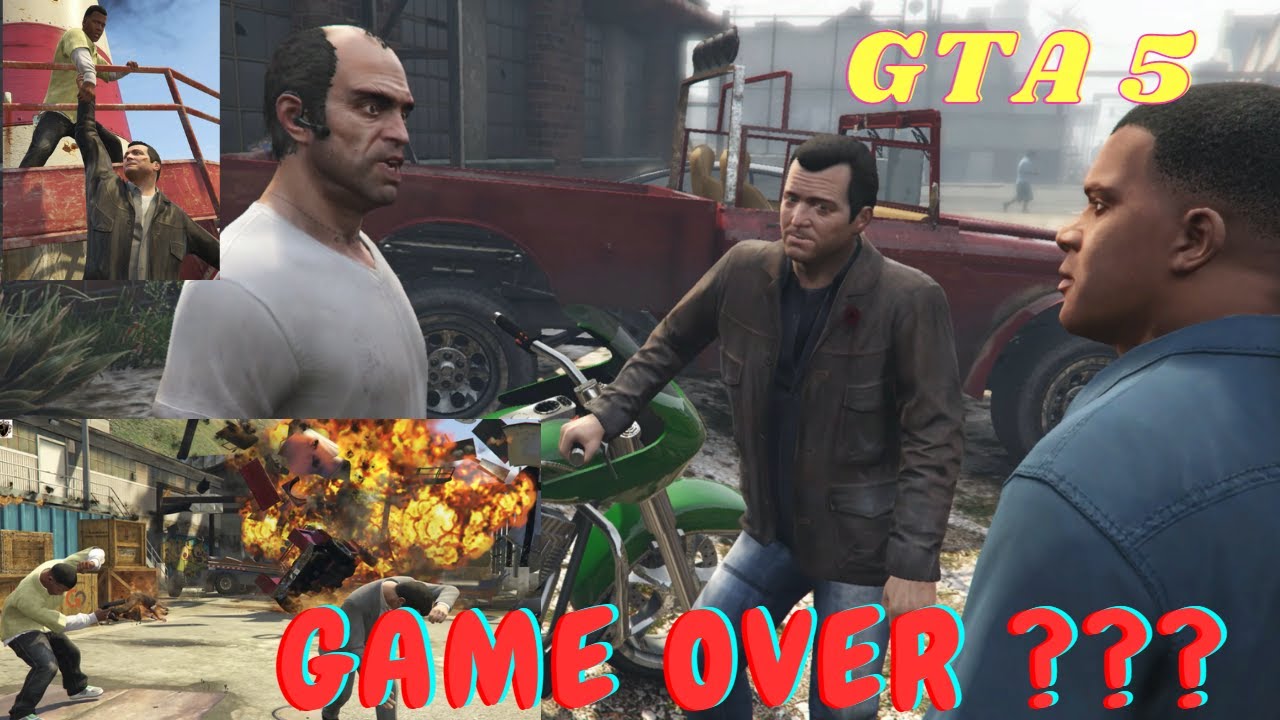 GTA 5 | #40 | Game Over ?? | gta 5 last mission | gta v | gta v game ...