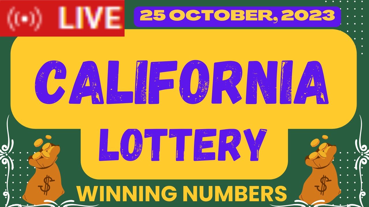 California Evening Lottery Drawing Results - 25 Oct, 2023 - Daily 3 ...