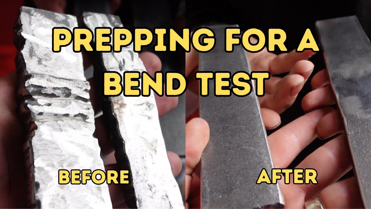Welding Bend Test : How to prep your test coupons like a pro. - YouTube