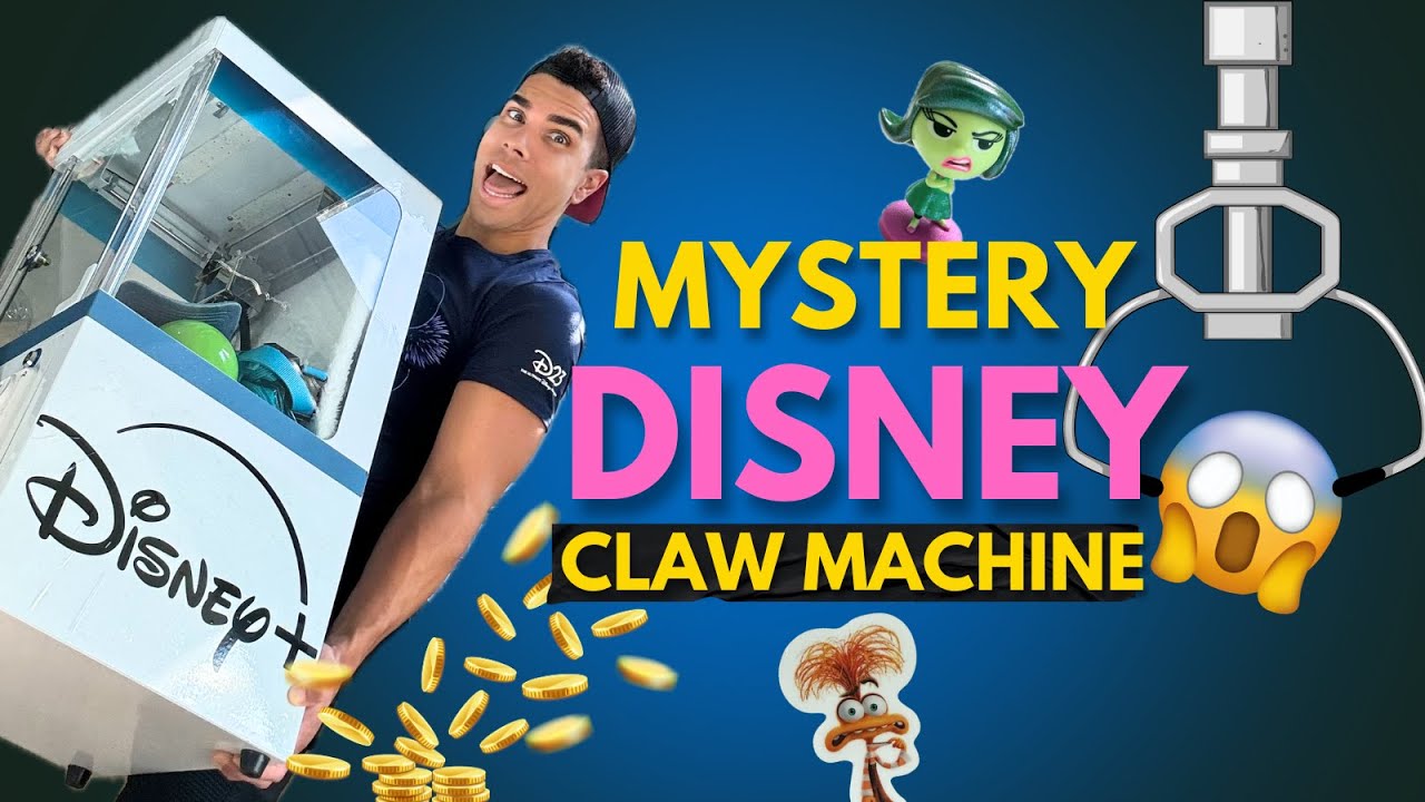 Disney Sent Me Claw Machine! 😱 Gifted @disneyplus - YouTube