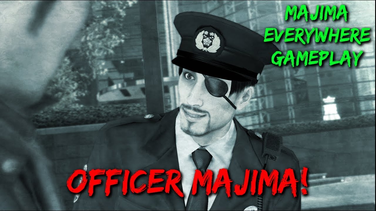 Yakuza Kiwami - Majima Everywhere Gameplay: Officer Majima! - YouTube