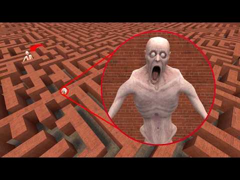 I FOUND SCP-096 INSIDE THE DEADLY MAZE! #gmod #scp096 #maze