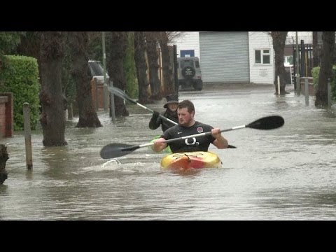 El invierno más lluvioso en Inglaterra - YouTube