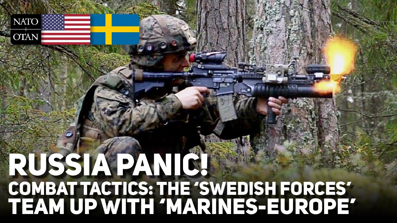 Russia Panic! The Swedish Forces Team Up with Marines-Europe on Combat ...