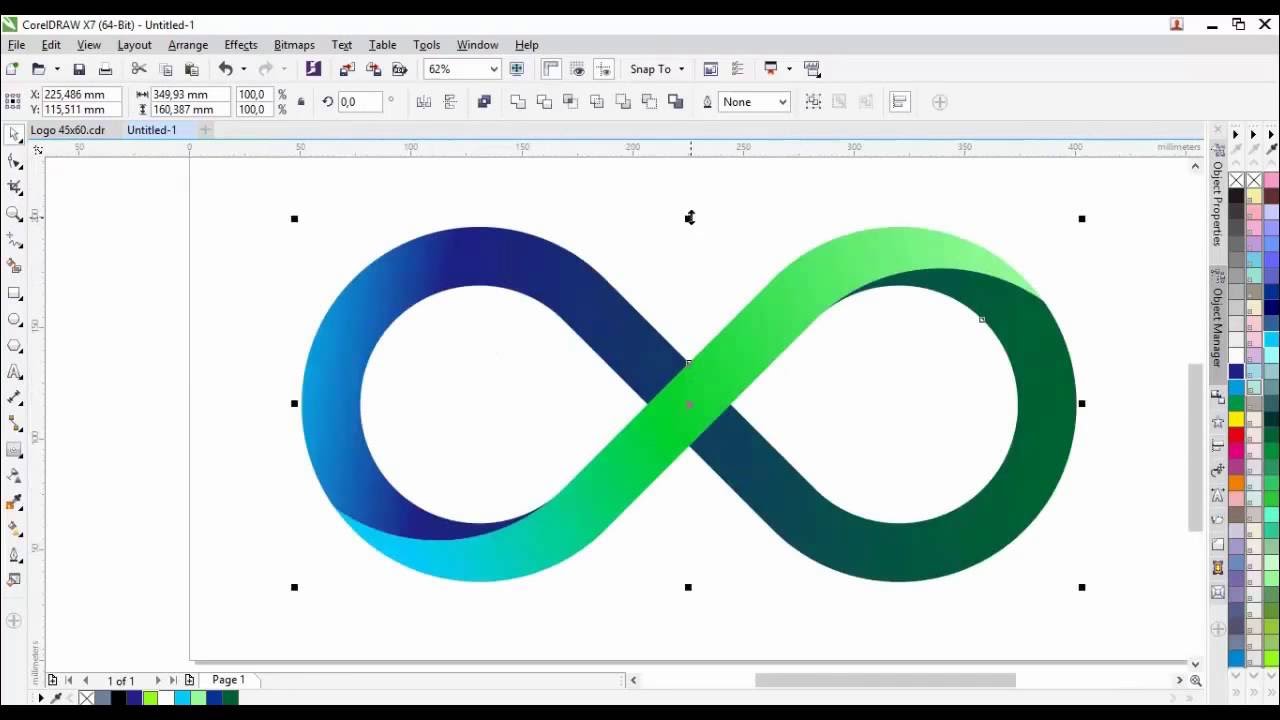 Cara Membuat Logo Infinity dalam 3 Menit dengan CorelDRAW ala Anggota ...