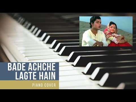 Bade Achche Lagte Hain Piano Cover (Sheet music included in the description)
