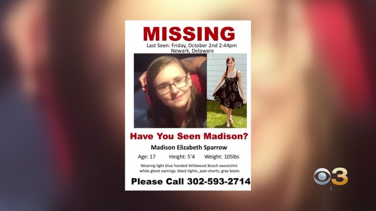 Newark Police Looking For Missing 17-Year-Old Madison Elizabeth Sparrow ...