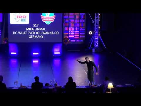 1st place Mika Einmal, Germany, Ossa World Dance Week 2019