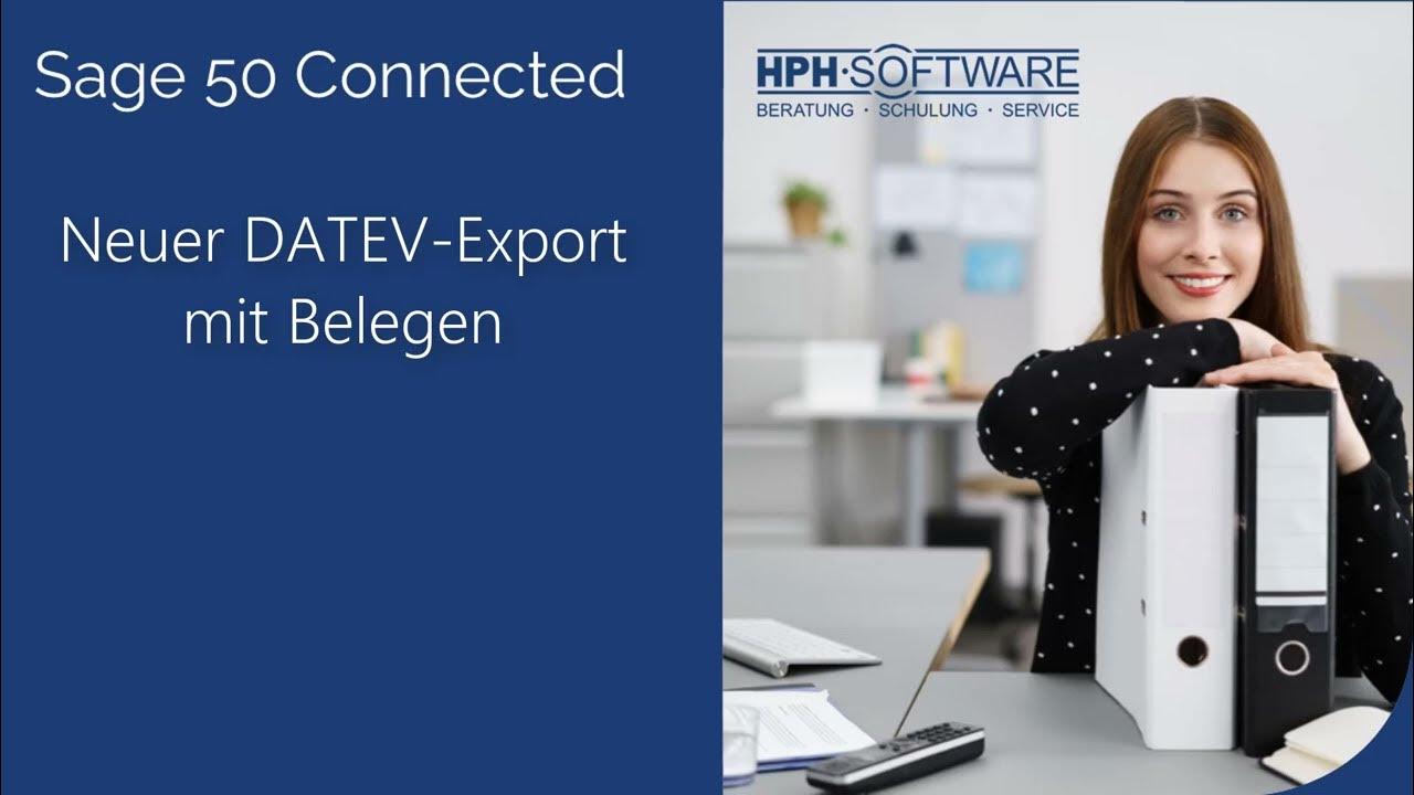 Sage 50 Connected - neuer DATEV Export mit Belegen (z.B Rechnungs-PDF ...