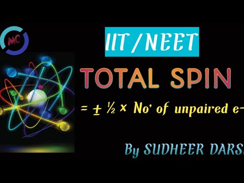 Total spin of an atom | Atomic Structure| IIT | NEET|JEE CHEMISTRY ...
