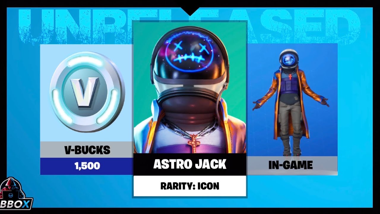 UNRELEASED “ASTRO JACK” SKIN SHOWCASE!!! - Fortnite Battle Royale - YouTube