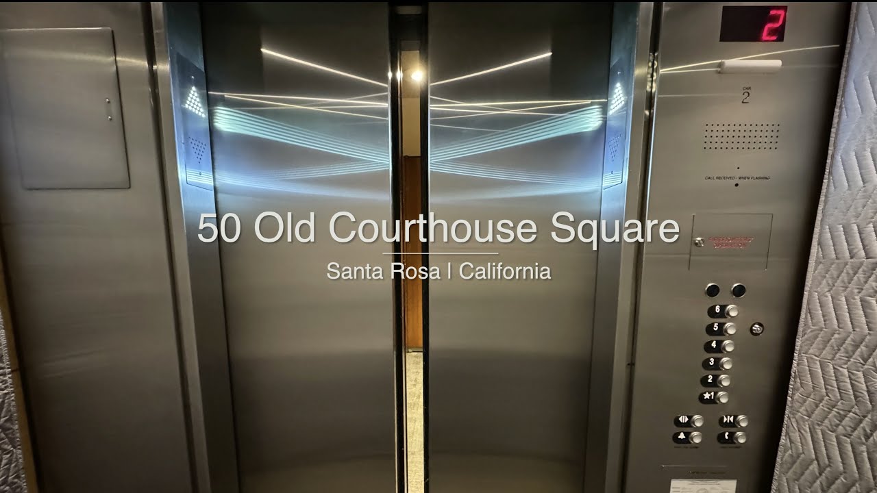 Schindler Traction Elevators | 50 Old Courthouse Square | Santa Rosa ...