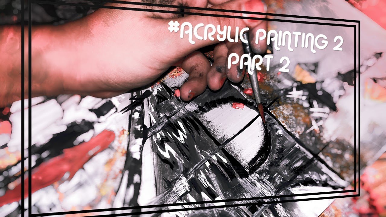 Paint beautiful couple in the shades of GREY - Part2💐 I Acrylic ...