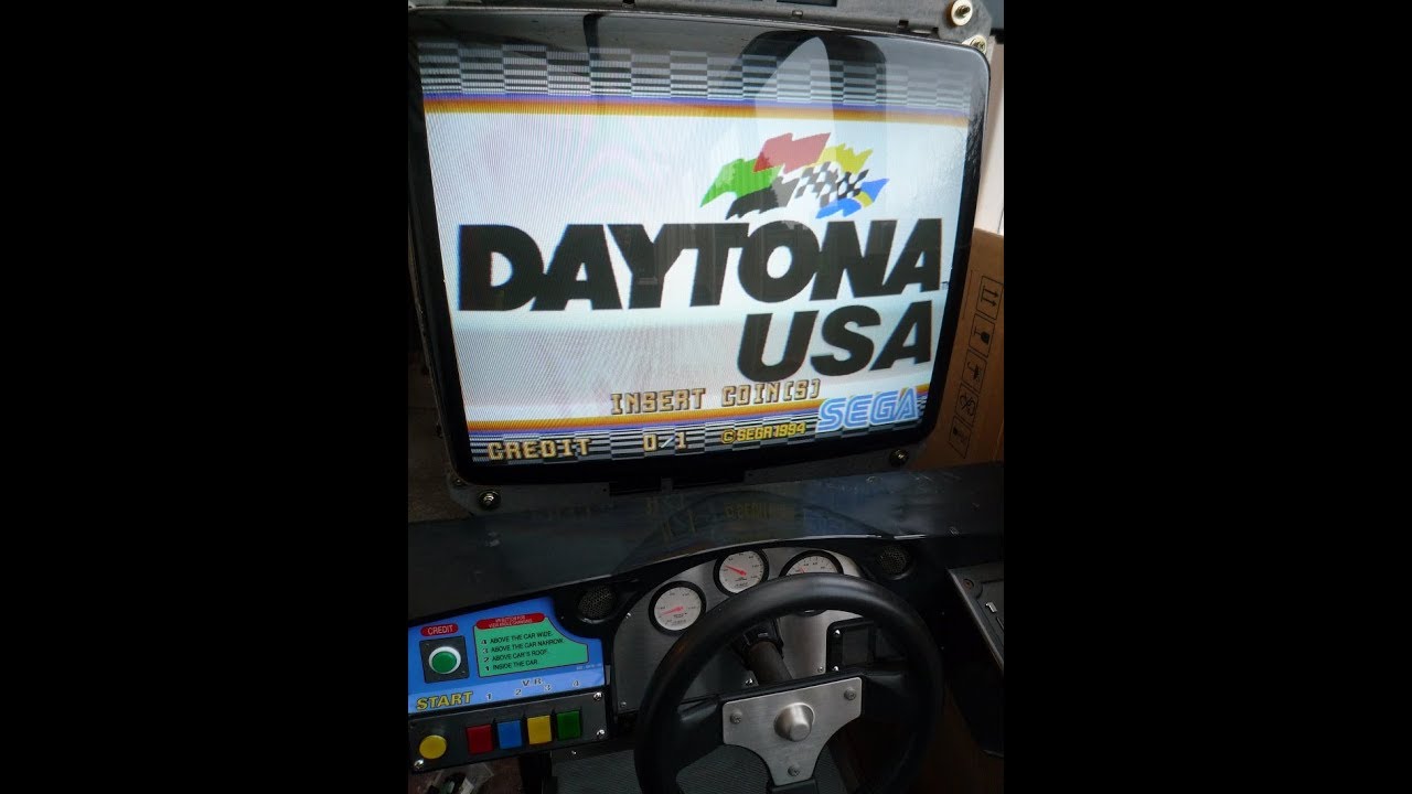 Sega Daytona USA Arcade Machine Project - Part 1 (Clean up and some ...