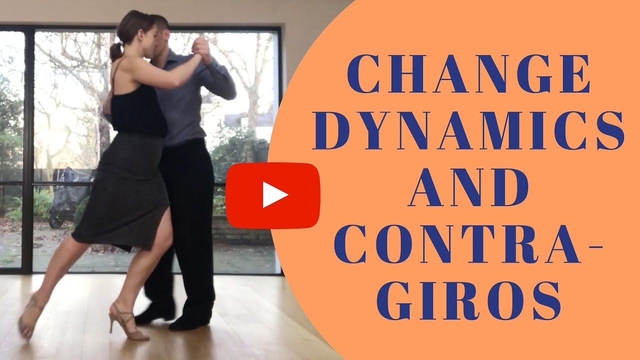 Tango Lesson: Tango Giro with Sacada (Contragiro) - YouTube