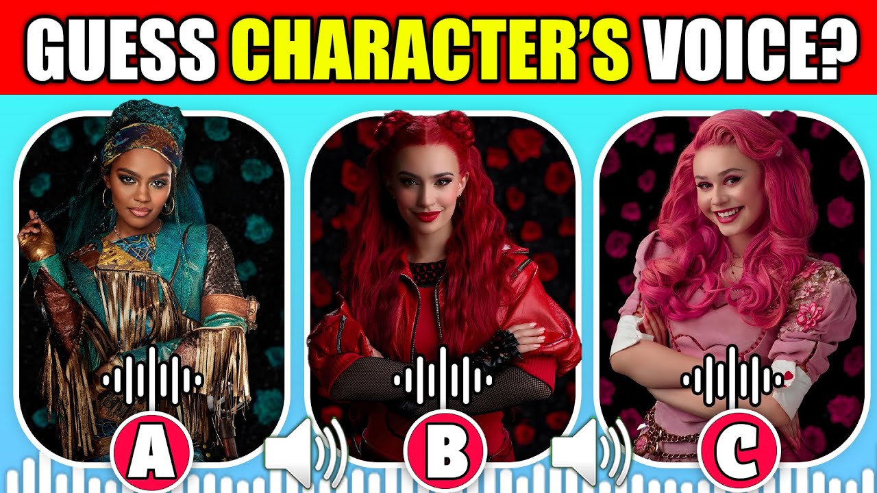 🔊 Guess the Descendants 4 The Rise Of Red Characters by their Voice ...