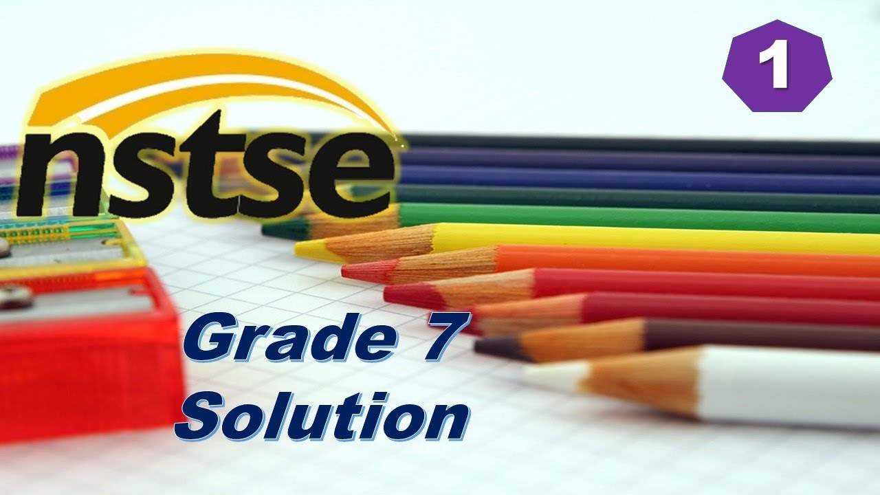 NSTSE Exam | Class 7 Exam Preparation | Previous Year Solved Paper ...