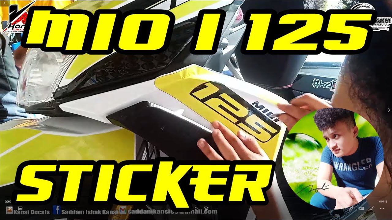 Mio i 125 decals - YouTube