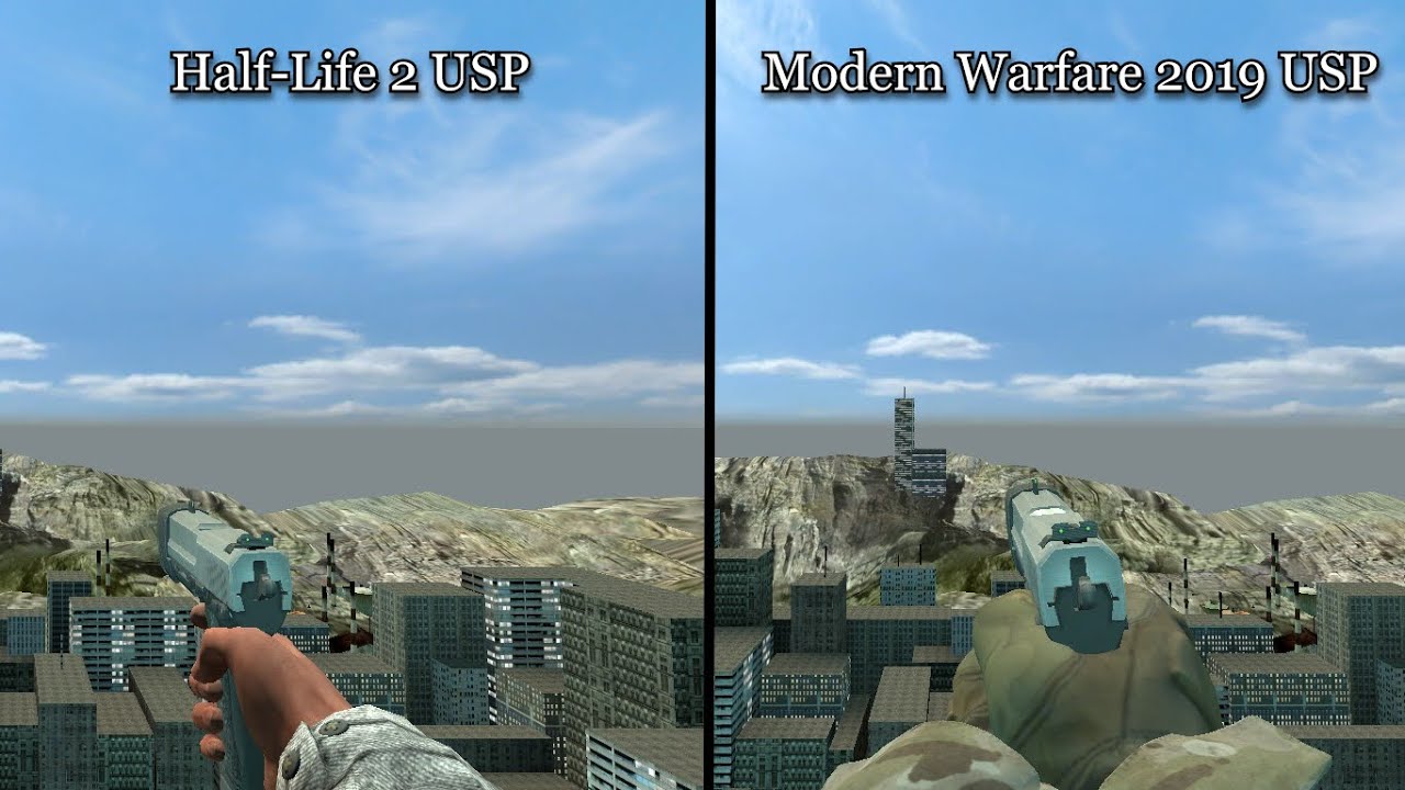 Half-Life 2 USP vs. Modern Warfare 2019 USP (Garry's Mod) - YouTube