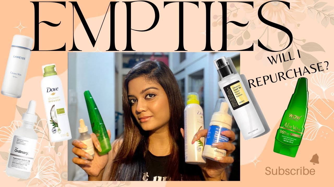*HUGE* PRODUCT EMPTIES || SKINCARE, BODY CARE EMPTIES || MINI REVIEWS ...